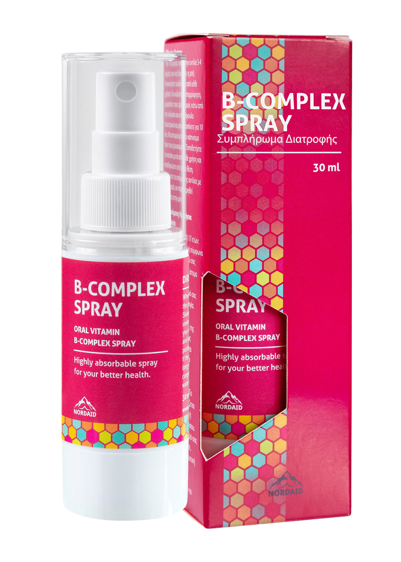 B Complex + B 12 Υπογλώσσιο Spray της NORDAID